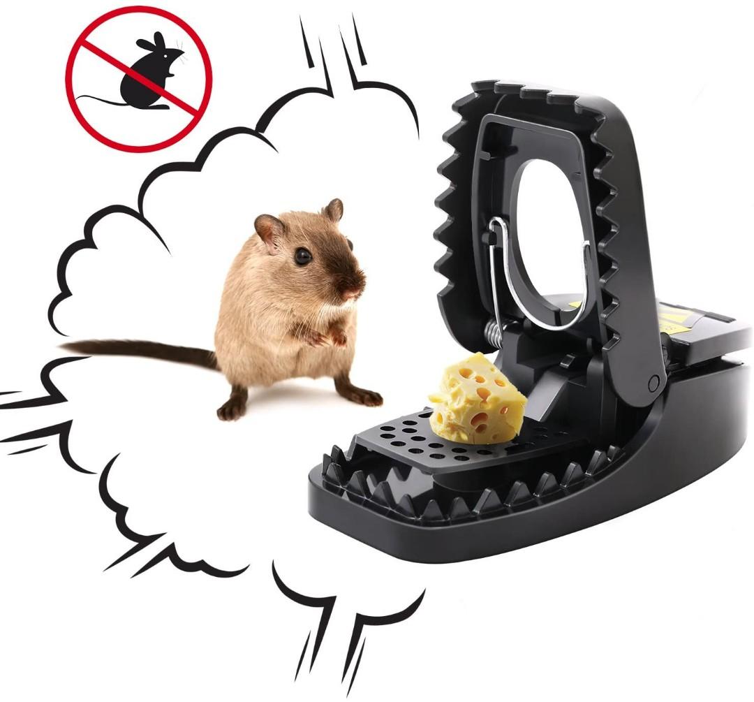 Mouse Trap Powerful Mice Snap Traps Sensitive Reusable Effecitve Humane ...