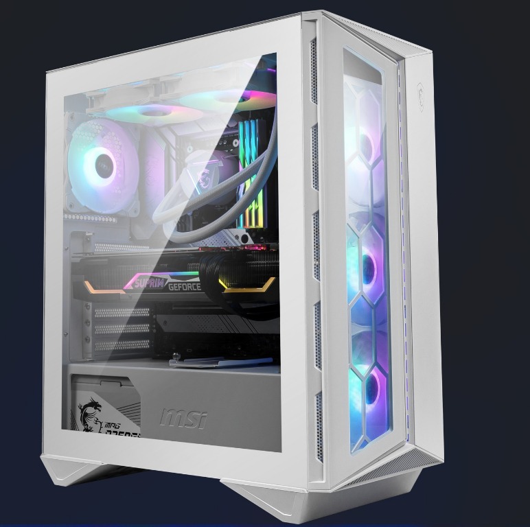 MSI WHITE THEMED CUSTOM GAMING PC, Computers & Tech, Desktops on Carousell