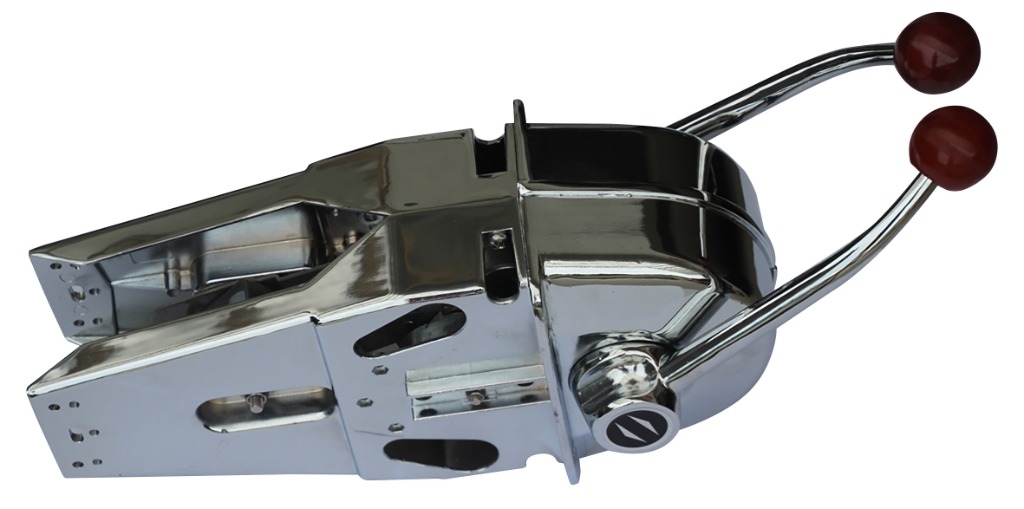 MT-3 Twin Dual Lever Handle Throttle Control Top Mount for Marine ...