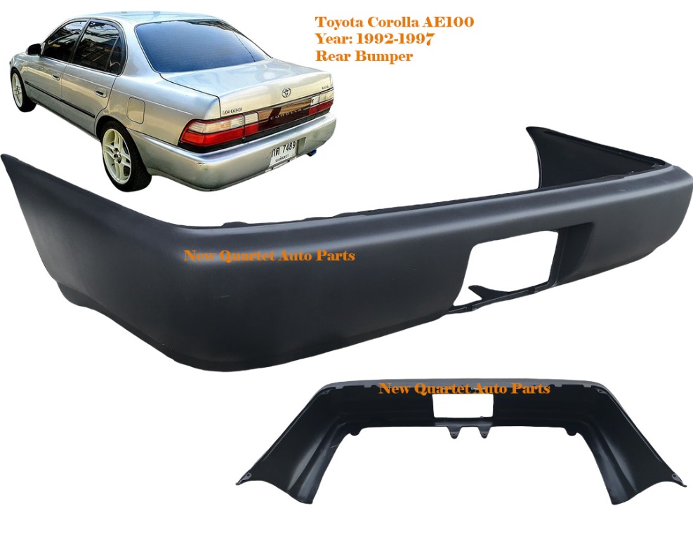 New Toyota Corolla AE100 EE100 AE101 E100 Rear Bumper 1992-1997, Auto ...
