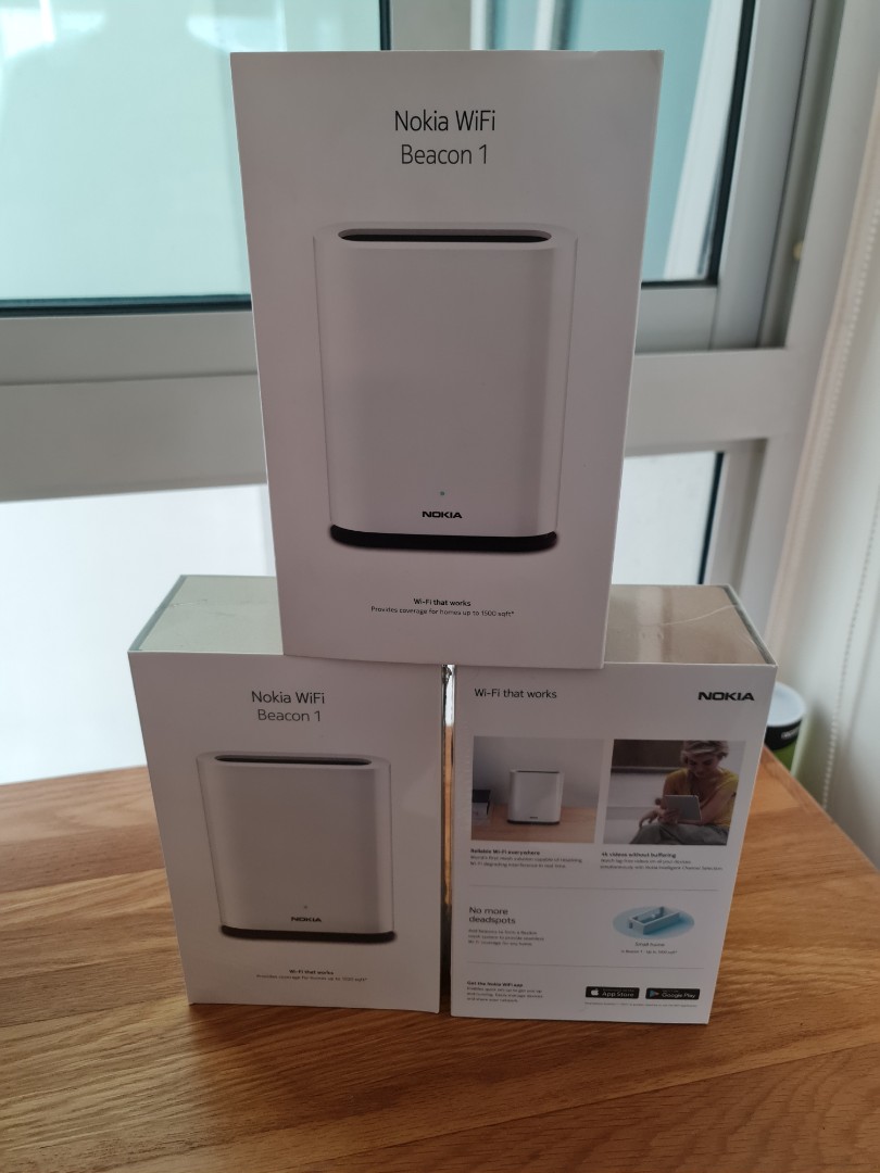 Nokia Beacon Mesh Wifi Routers 3x, Computers & Tech, Parts ...
