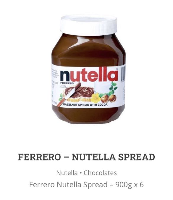 Nutella 900g, Food & Drinks, Packaged & Instant Food on Carousell