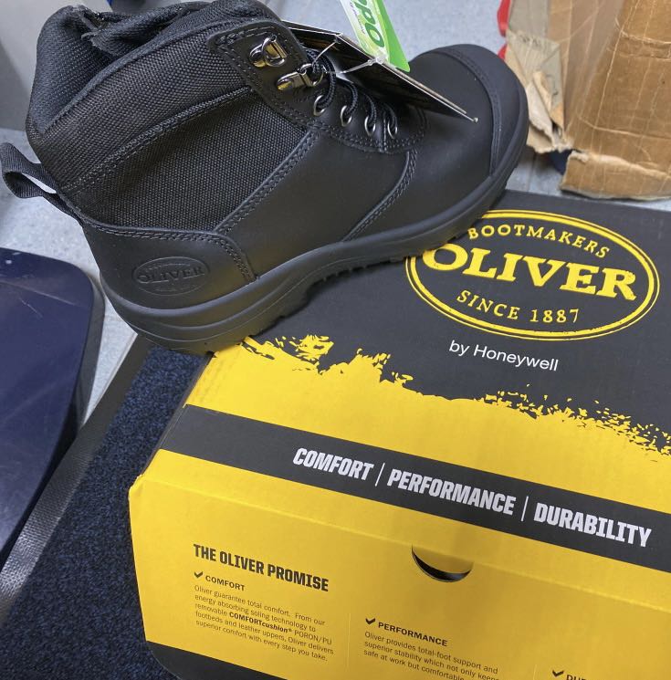 Oliver Half Cut Safety Boot With Zip By Honeywell, Men's Fashion ...