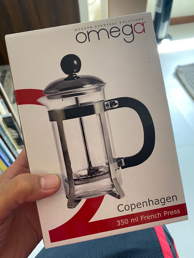 Omega 350ml French Press, Furniture & Home Living, Kitchenware ...