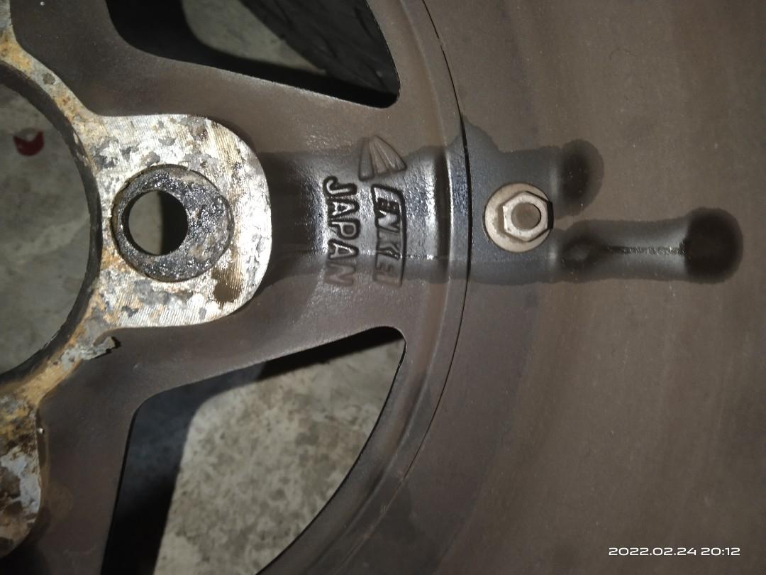 Original Enkei AP racing rims & tyres, Car Accessories, Tyres & Rims on ...