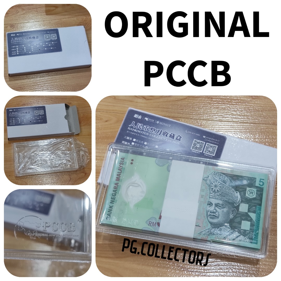 [ORIGINAL] PCCB Banknote Hard Case Box for Rm1 and Rm5 Ringgit Stack ...