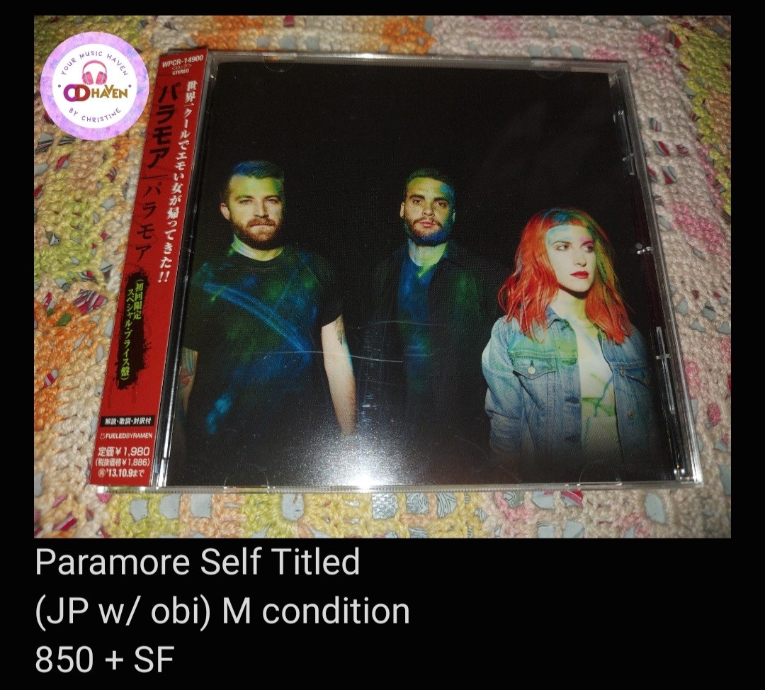 Paramore Self Titled (unsealed), Hobbies & Toys, Music & Media, CDs ...