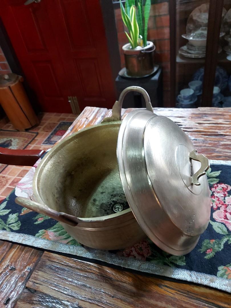 Periuk tembaga (b), Furniture & Home Living, Home Decor, Vases ...
