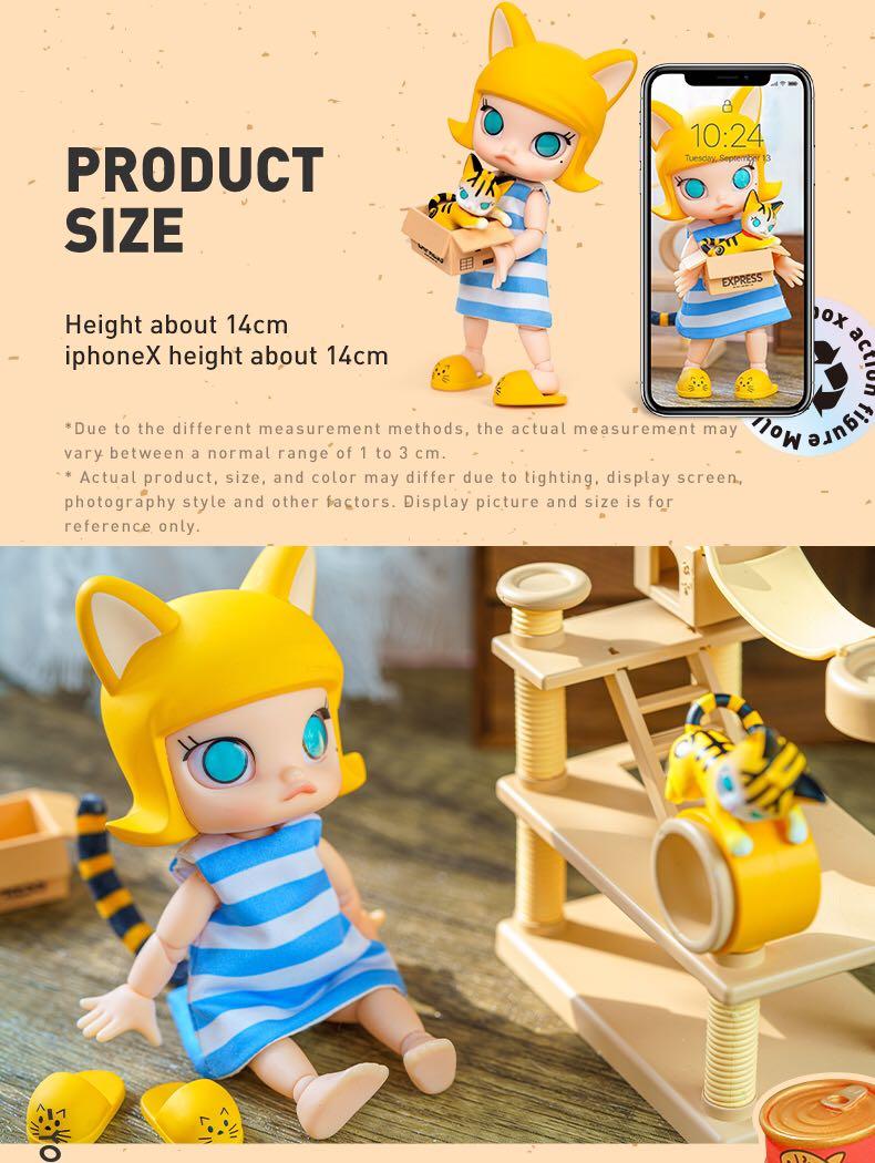 POPMART Molly Cat In The Box Action Figure / Big version of Molly ...