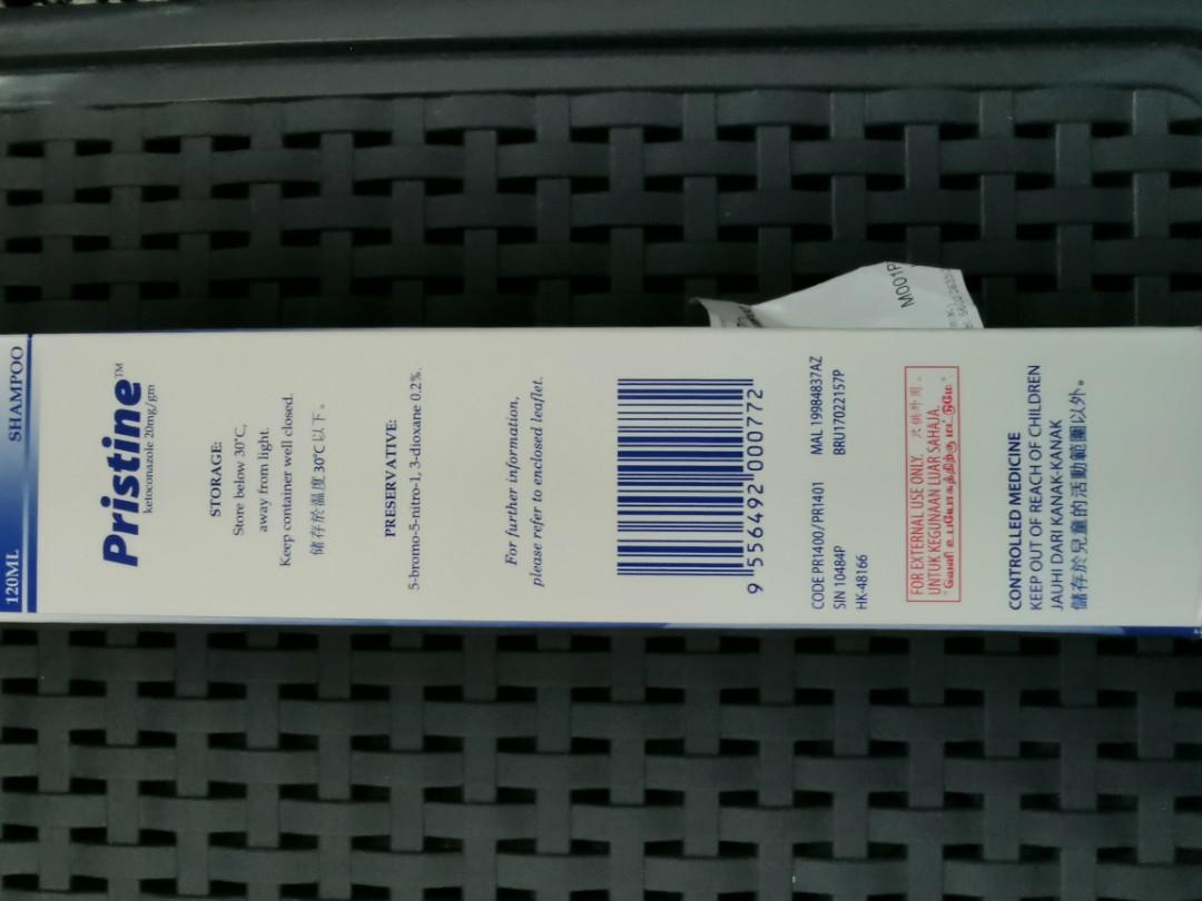 Pristine shampoo, Beauty & Personal Care, Hair on Carousell