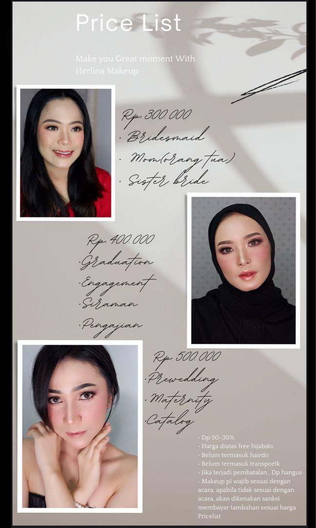 Daftar Harga Make Up Artist Jakarta | Saubhaya Makeup