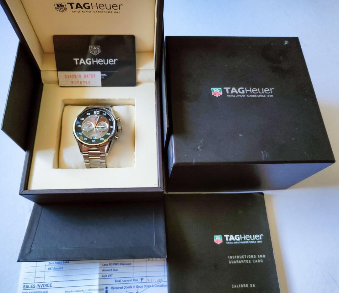 RARE TAG HEUER CARRERA CALIBER 36 FLYBACK. CHRONOGRAPH, Luxury, Watches ...