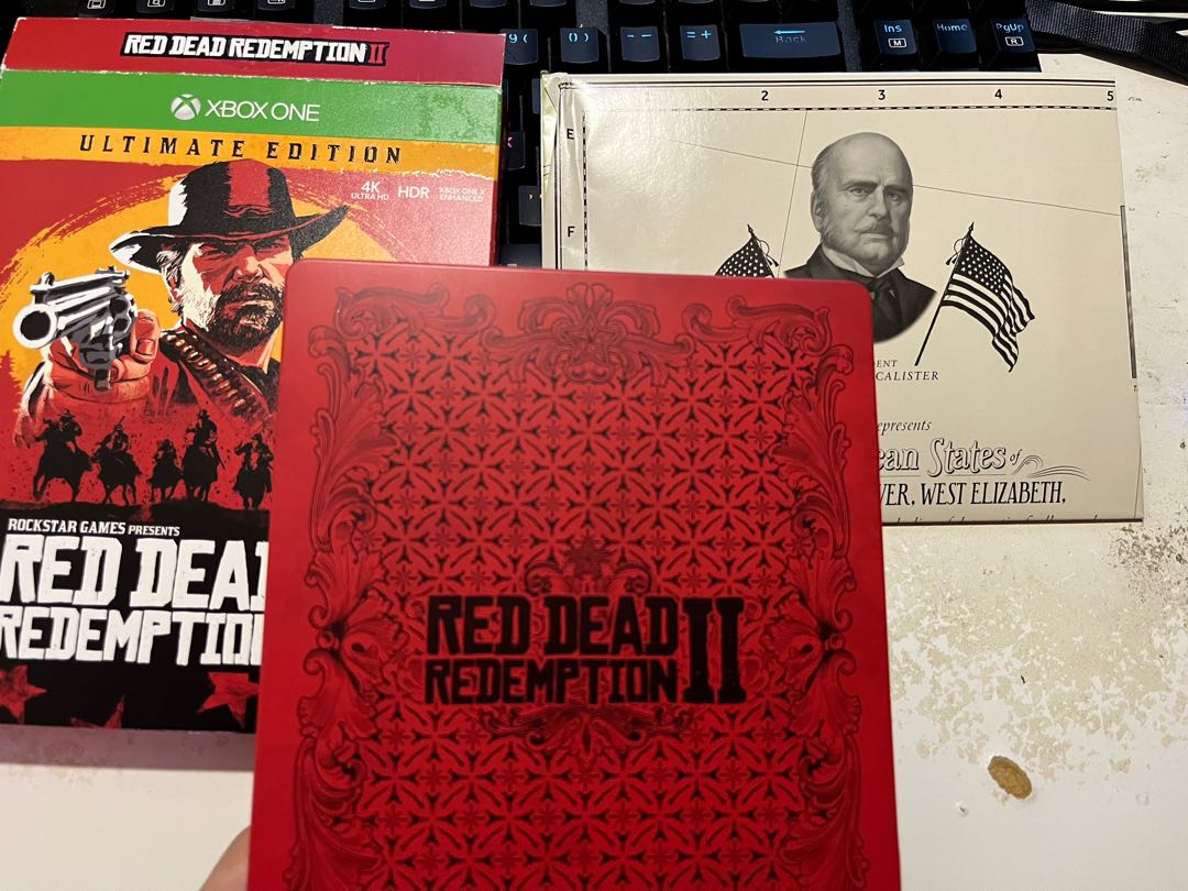 Red Dead Redemption2 RDR2 Iron box version xbox game, Video Gaming ...