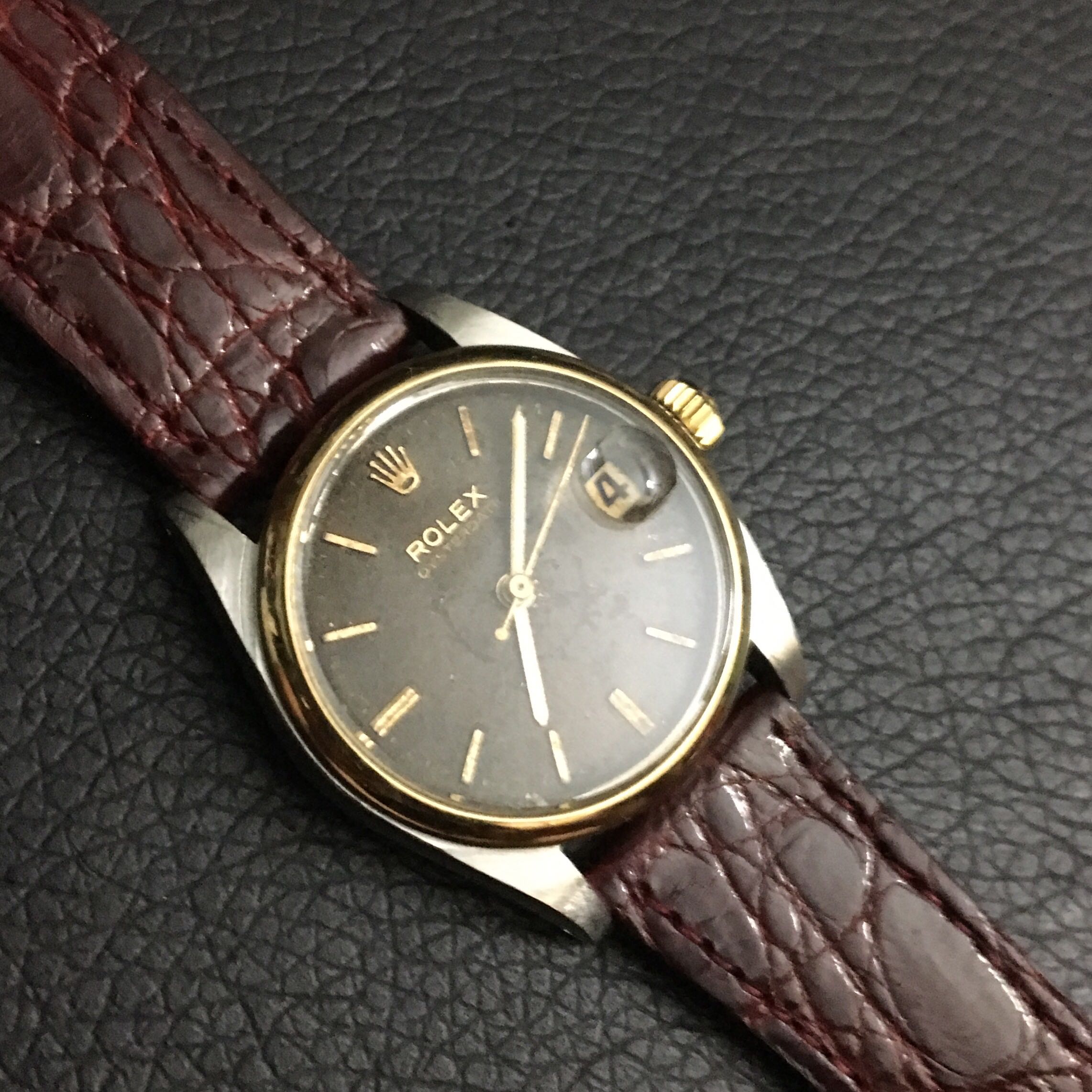 Rolex Boy Size Oysterdate Ref.6466 Hand Winding 31mm Two Tone Vintage ...