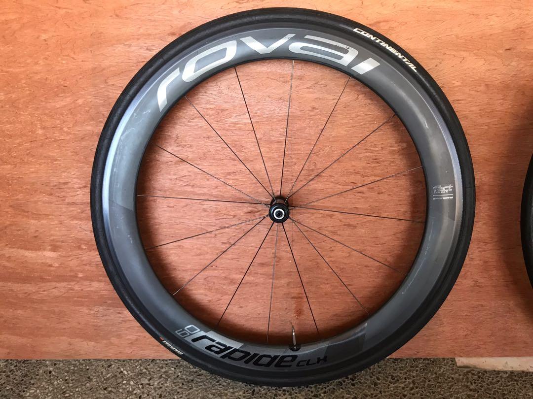 Roval Rapide CLX 60 wheelset carbon, Sports Equipment, Bicycles & Parts, Bicycles on Carousell