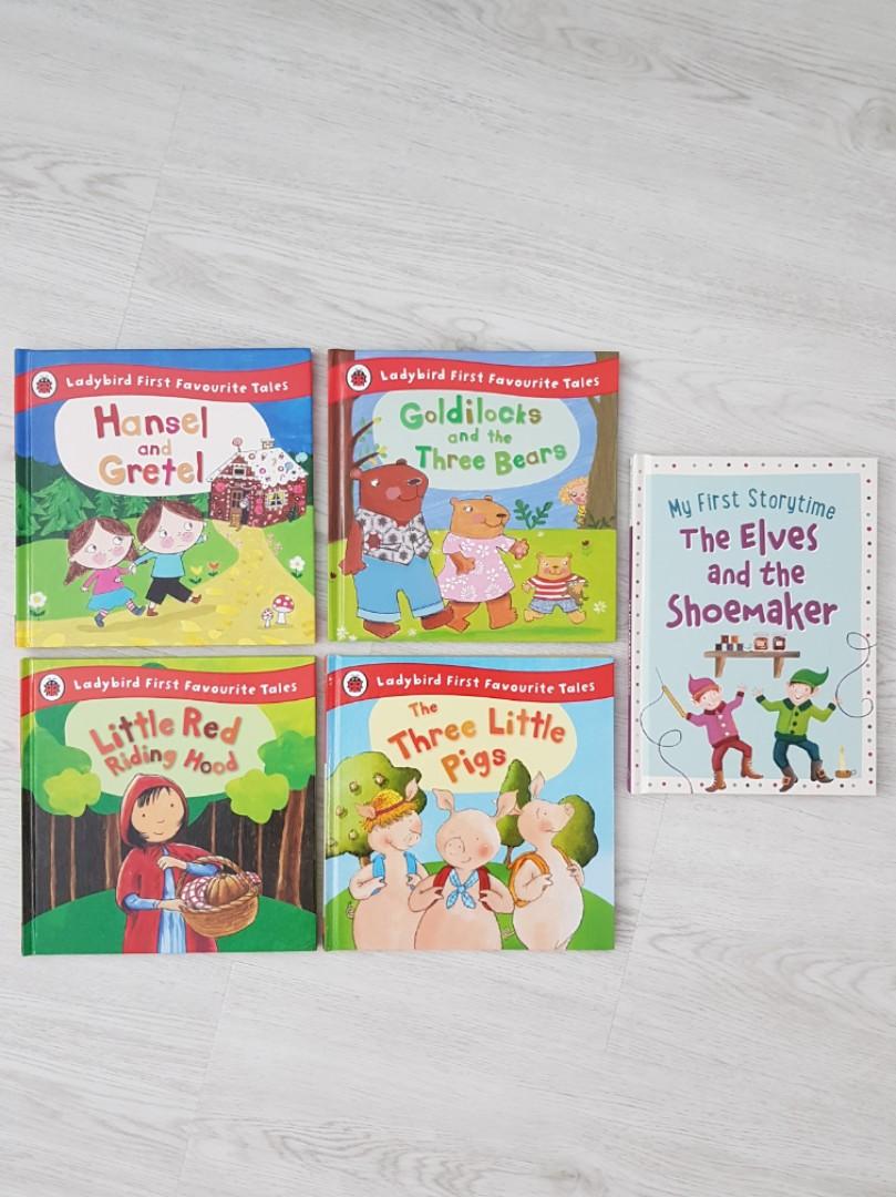 Set of 5 Ladybird First Favourite Tales Toddler Kids Story Book ...