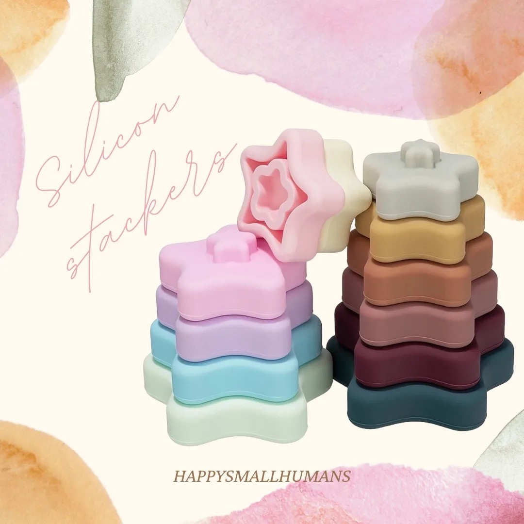 Silicone stackers, Babies & Kids, Infant Playtime on Carousell