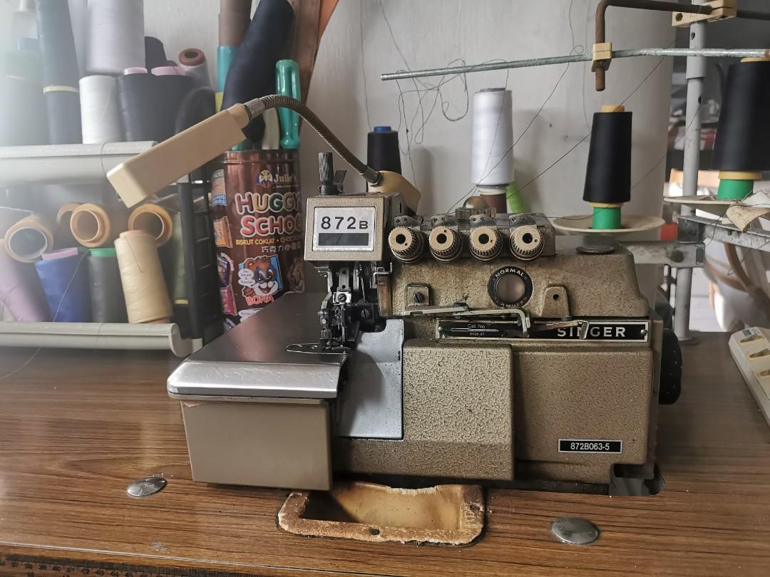 Singer 872B Overlock Sewing Machine (2 Needles), TV & Home Appliances ...