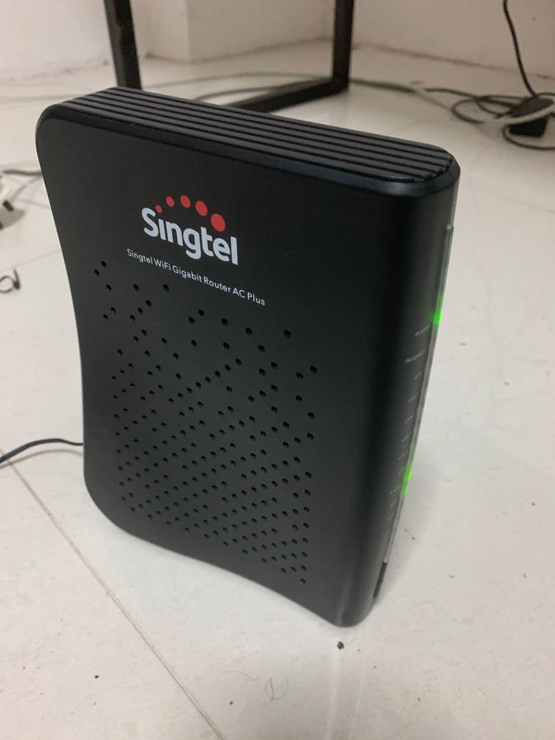 Singtel wifi router + optical router, Computers & Tech, Parts ...