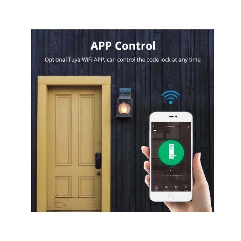 Smart Gate Lock with Door Sensor - Smart Home Automation Living! Smart ...