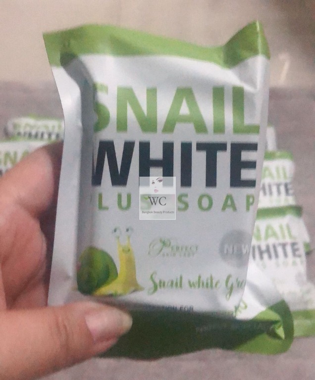 SNAIL WHITE PLUS WHITENING X10 SOAP 80g, Beauty & Personal Care, Bath ...