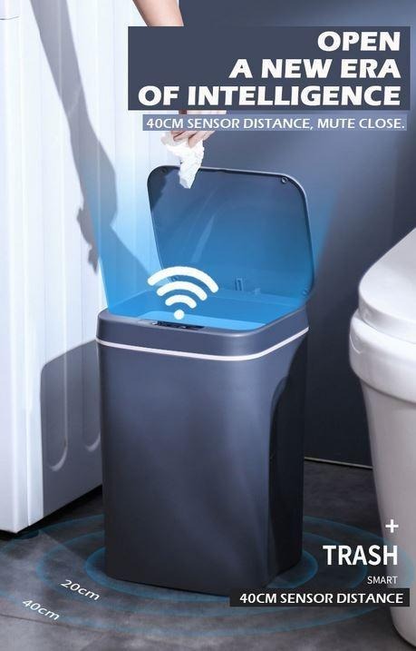 Soft Closing Smart Designer Rubbish / Dust Bin with Infrared Sensor ...