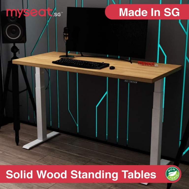 Solid Wood Standing Tables, Furniture & Home Living, Furniture, Tables ...
