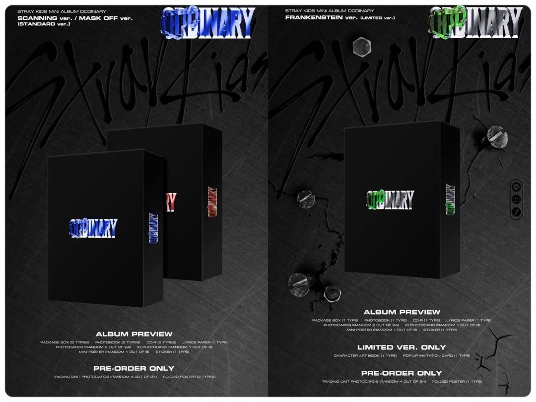 STRAY KIDS SKZ ODDINARY ALL VERSIONS, Hobbies & Toys, Memorabilia ...
