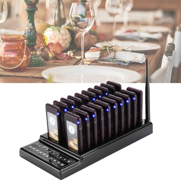 SU-68G Wireless Calling Fetcher, 20 Channels Guest Paging System ...