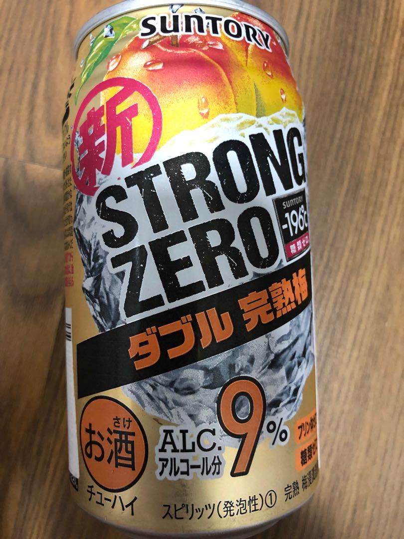 Suntory Strong Zero Double Plum 350 ml, Food & Drinks, Alcoholic ...