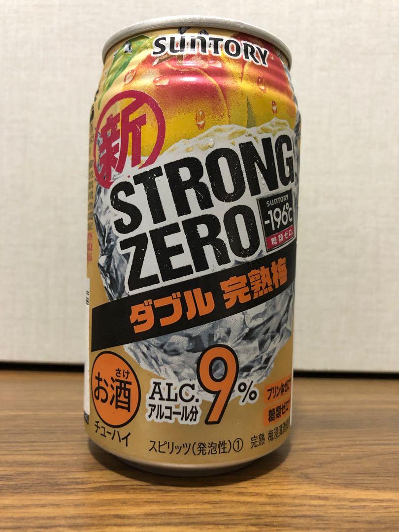 Suntory Strong Zero Double Plum 350 ml, Food & Drinks, Alcoholic ...