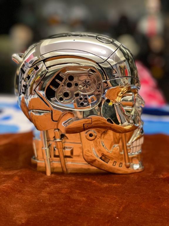 TERMINATOR EXO-SKELETON HEAD CONTAINER. NEW., Hobbies & Toys, Toys ...