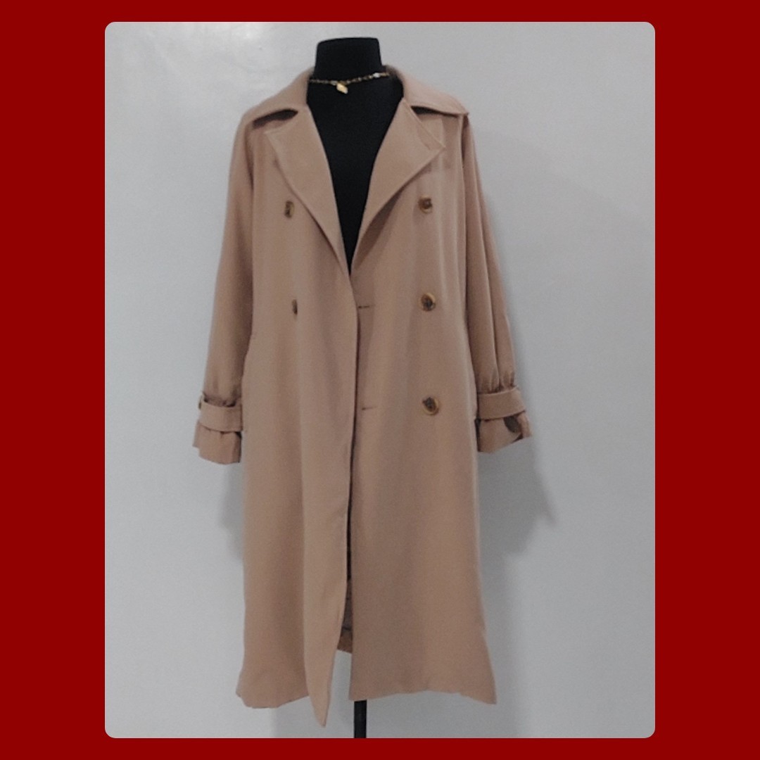 TRENCH COAT, Women's Fashion, Coats, Jackets and Outerwear on Carousell
