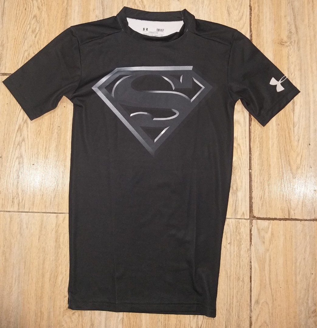 Under armour x superman compression, Men's Fashion, Activewear on Carousell