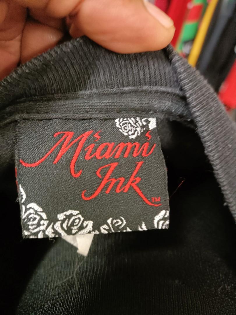 Vintage Miami ink tshirt, Men's Fashion, Tops & Sets, Tshirts & Polo ...