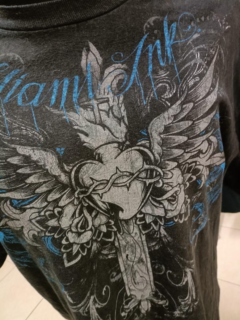 Vintage Miami ink tshirt, Men's Fashion, Tops & Sets, Tshirts & Polo ...