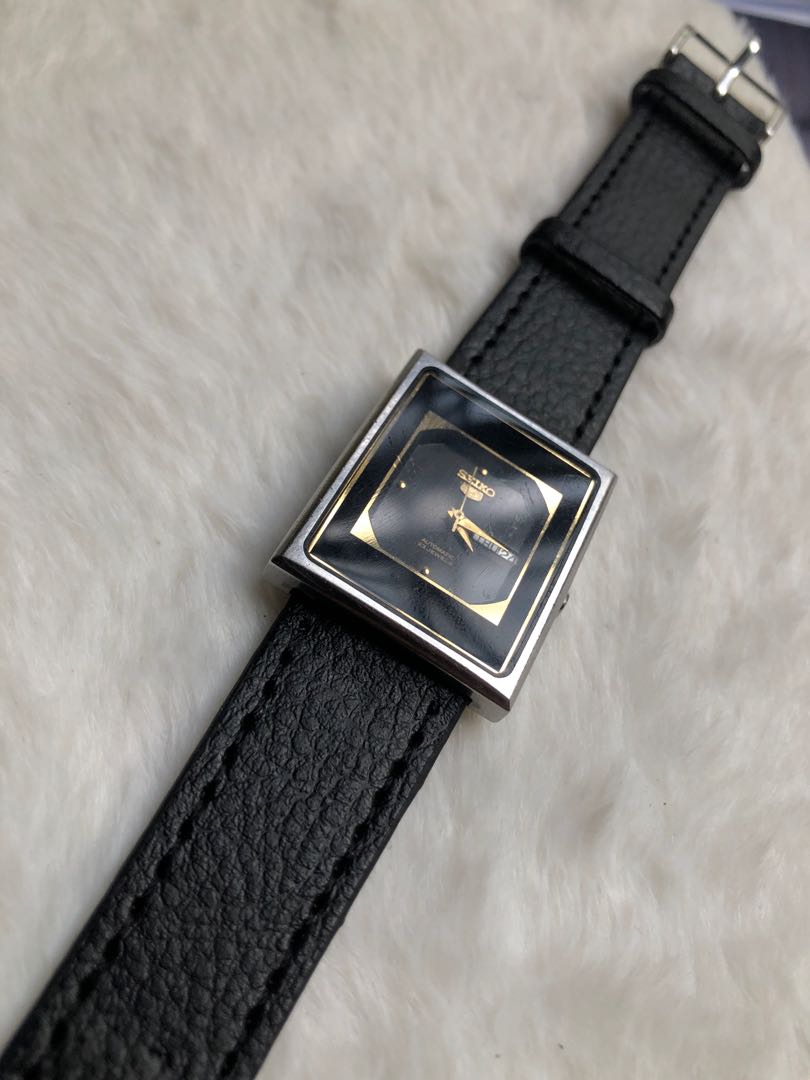 Vintage Seiko 5 Unisex 2906a movement Rectangle Tank, Men's Fashion ...