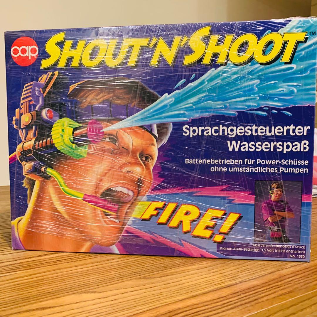 Vintage Shout‘N’Shoot II Voice-Activated Water Shooter CapToys 1994 ...