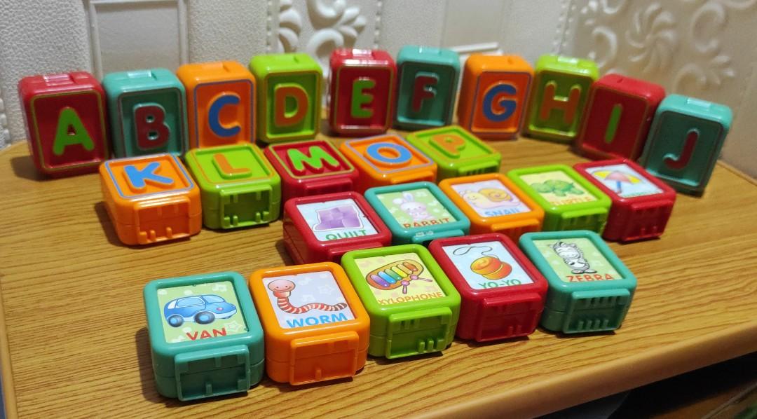 Vtech alphabet blocks, Hobbies & Toys, Toys & Games on Carousell