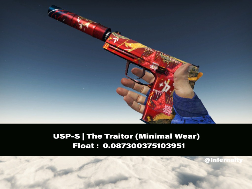 (0.08FV) USP-S The Traitor MW CSGO SKINS KNIVES, Video Gaming, Gaming ...
