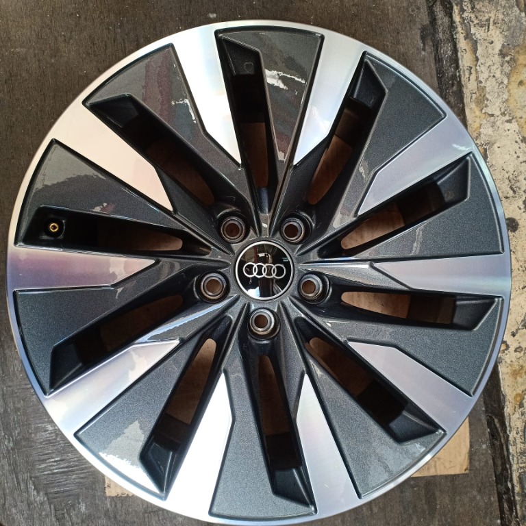 18" Audi Original rims, Car Accessories, Tyres & Rims on Carousell