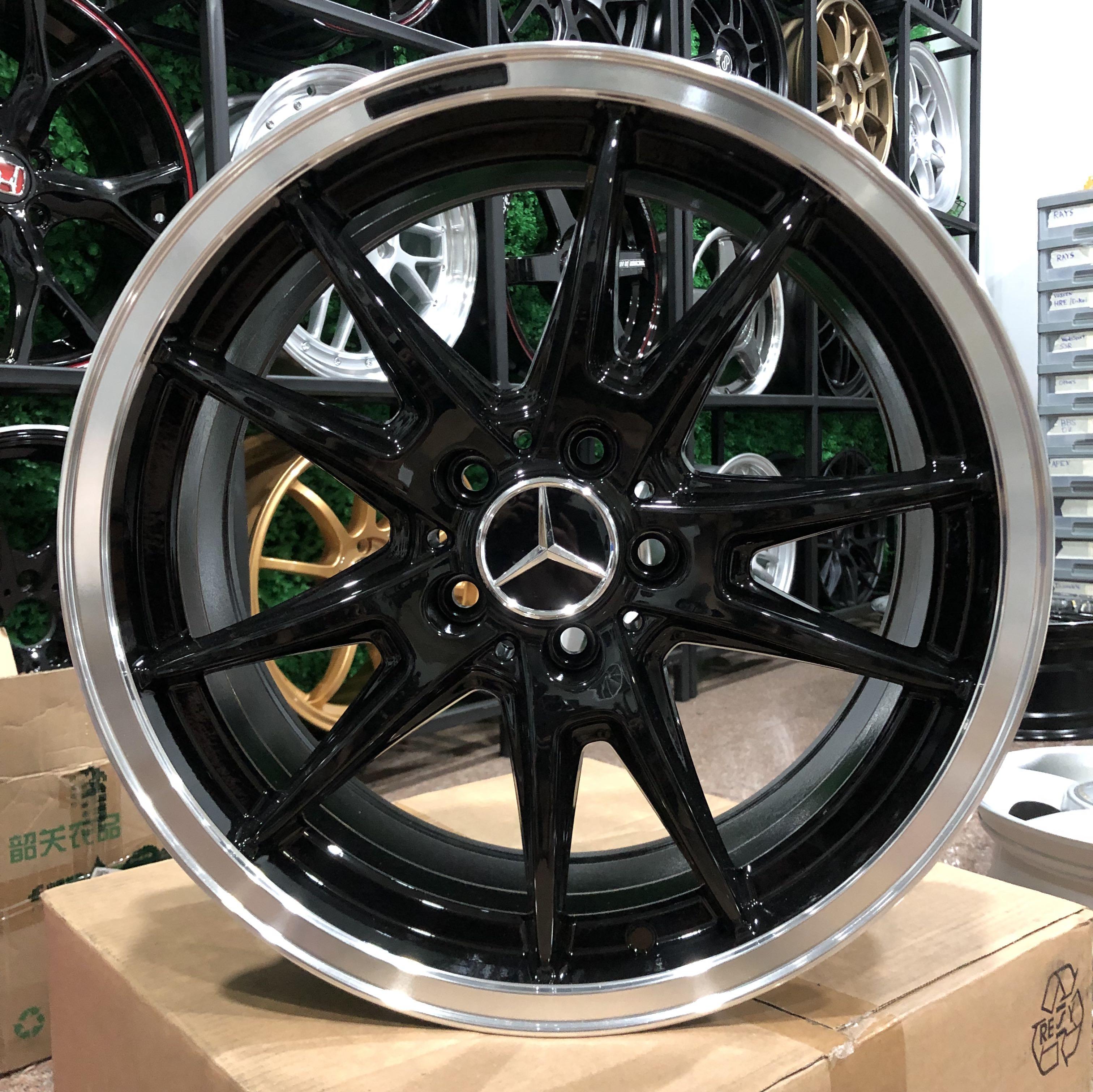 18” Mercedes AMG GT aftermarket rim 5x112, Car Accessories, Tyres ...