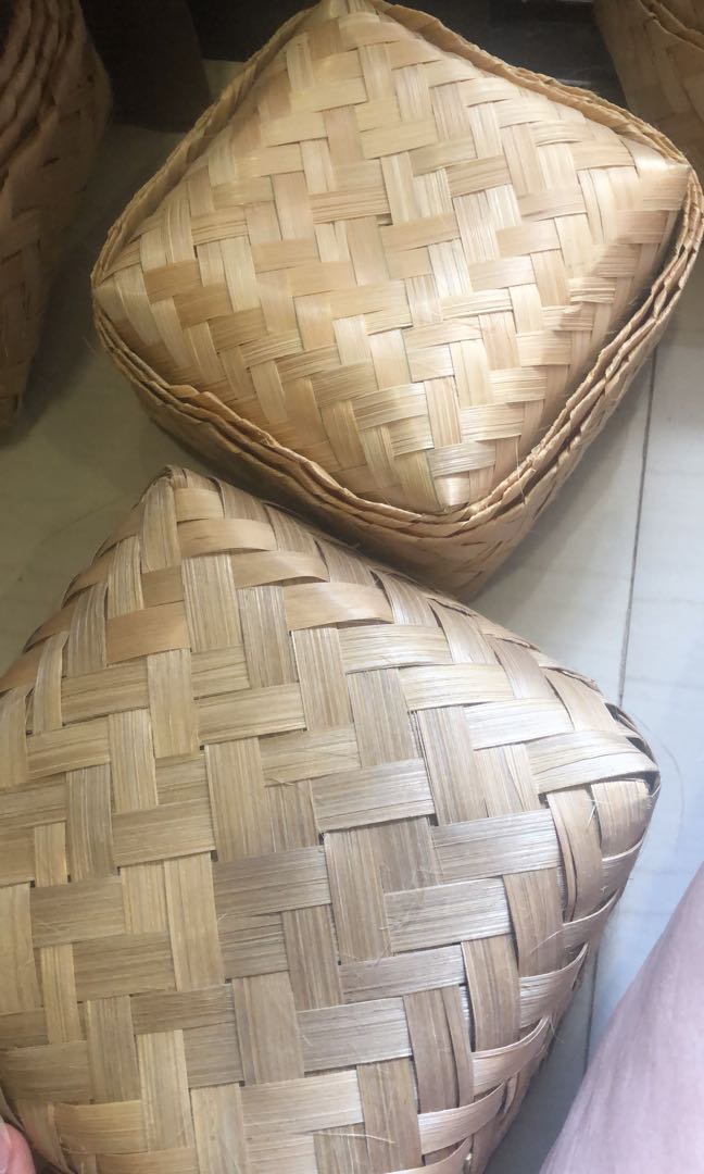 Bamboo Basket - Besek, Food & Drinks, Gift Baskets & Hampers on Carousell
