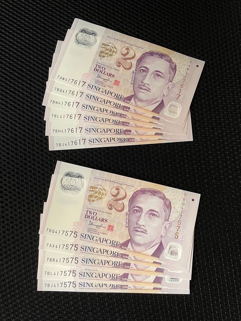 $2 Identical Polymer Notes, Hobbies & Toys, Memorabilia & Collectibles ...