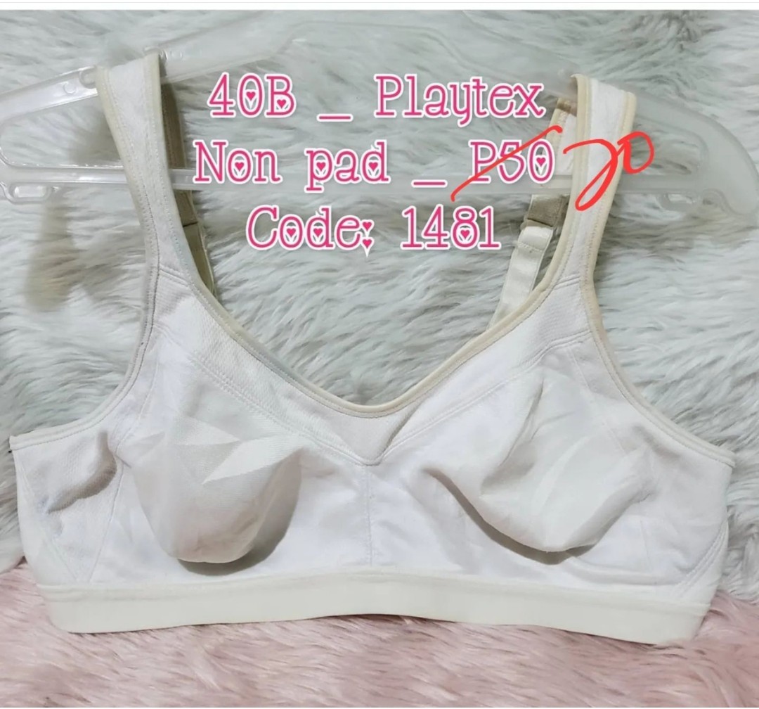 40B playtex plus size bra, Women's Fashion, Undergarments & Loungewear ...