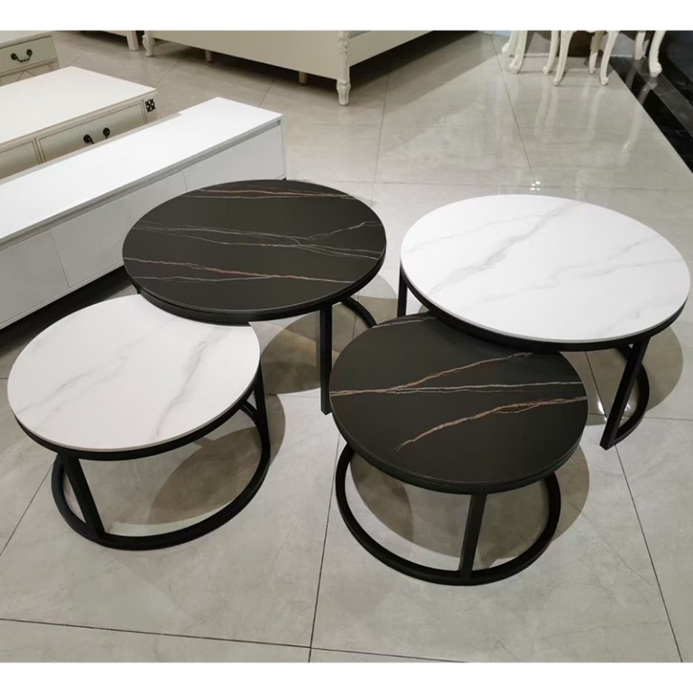 ( Bridget) ( sintered stone ) Coffee Table （Free install and COD ...