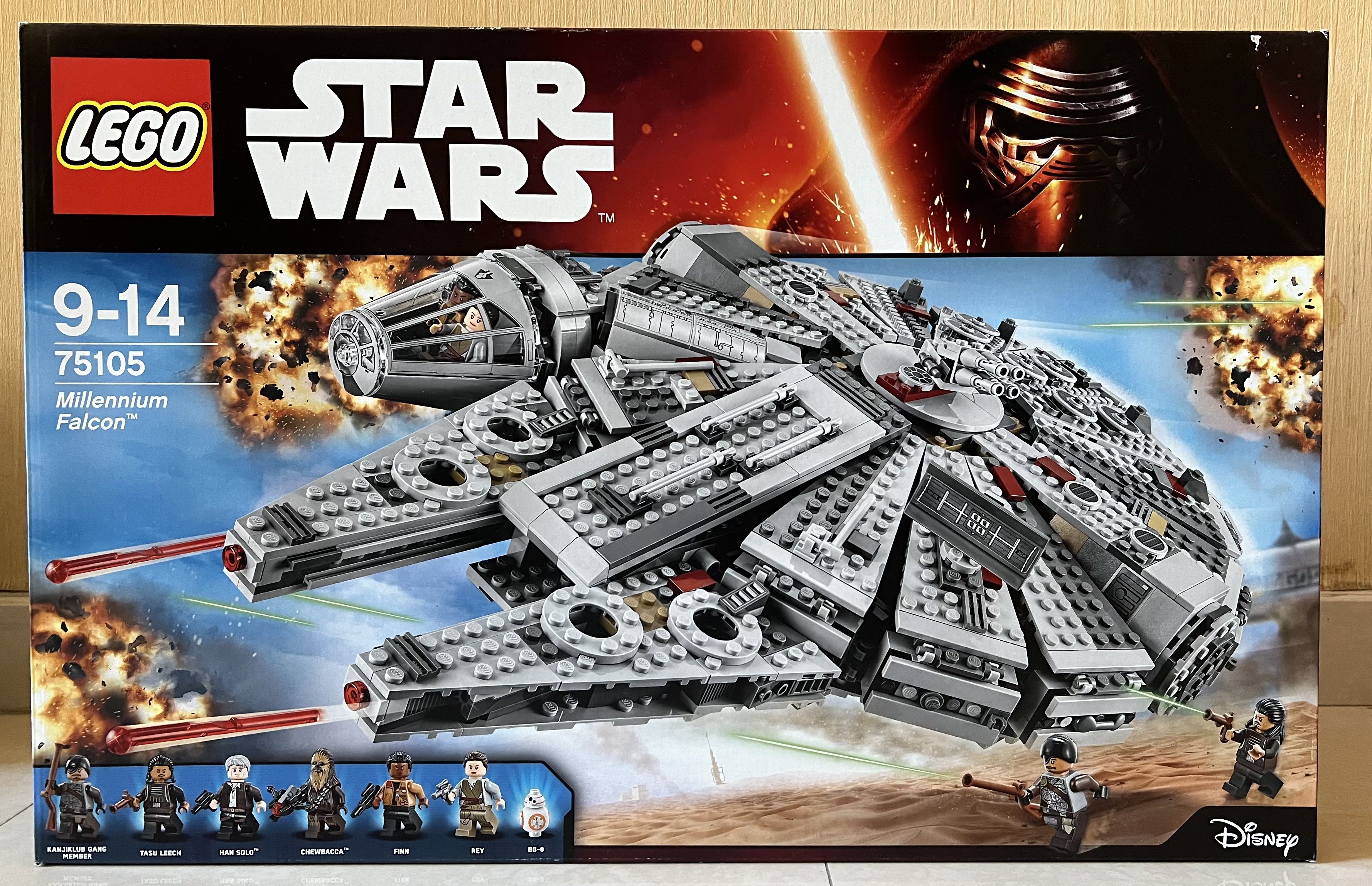 全新 LEGO 75105 STARWARS Millennium Falcon 千歲鷹 星球大戰 樂高 Disney, 興趣及遊戲, 玩具 ...