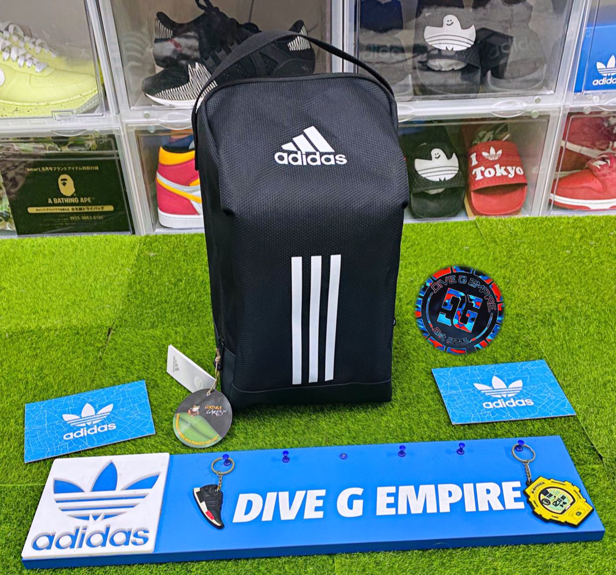 ADIDAS OPTIMIZED PACKING SYSTEM LARGE SHOE BAG CORDURA, Men's Fashion ...