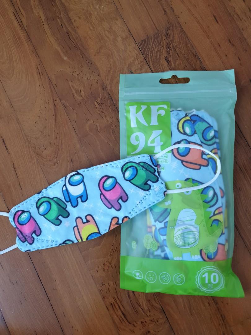 Among Us KF94 Kids mask, Health & Nutrition, Face Masks & Face Shields ...