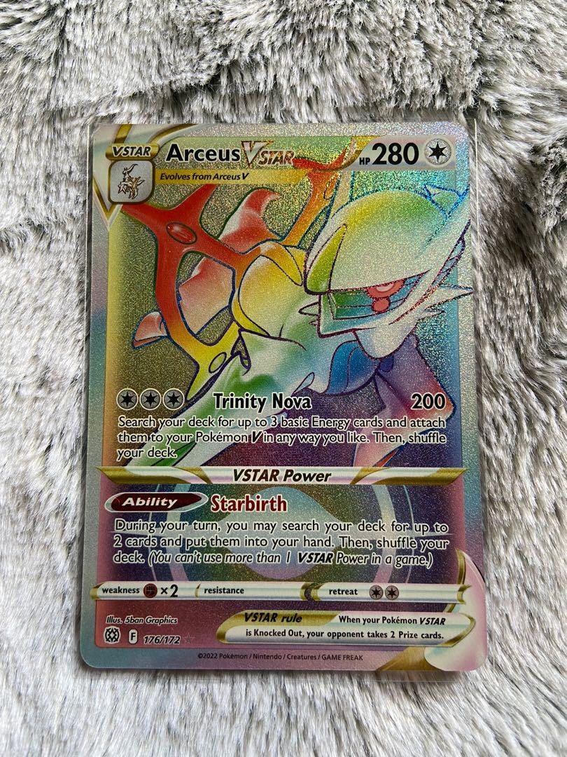 Arceus Vstar Hyper Rare brilliant stars, Hobbies & Toys, Toys & Games ...